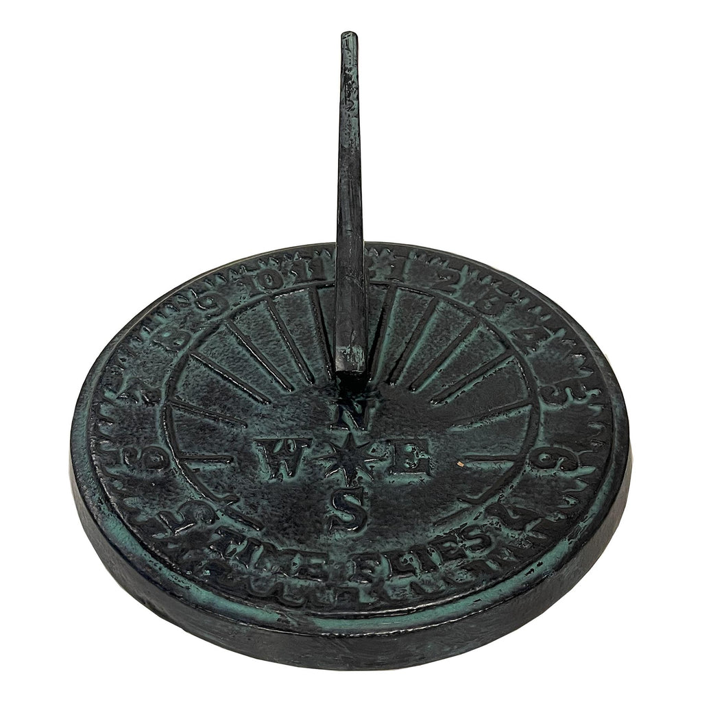 Cast Iron 50's style sundial #2520 by Rome - GardenSundials.com