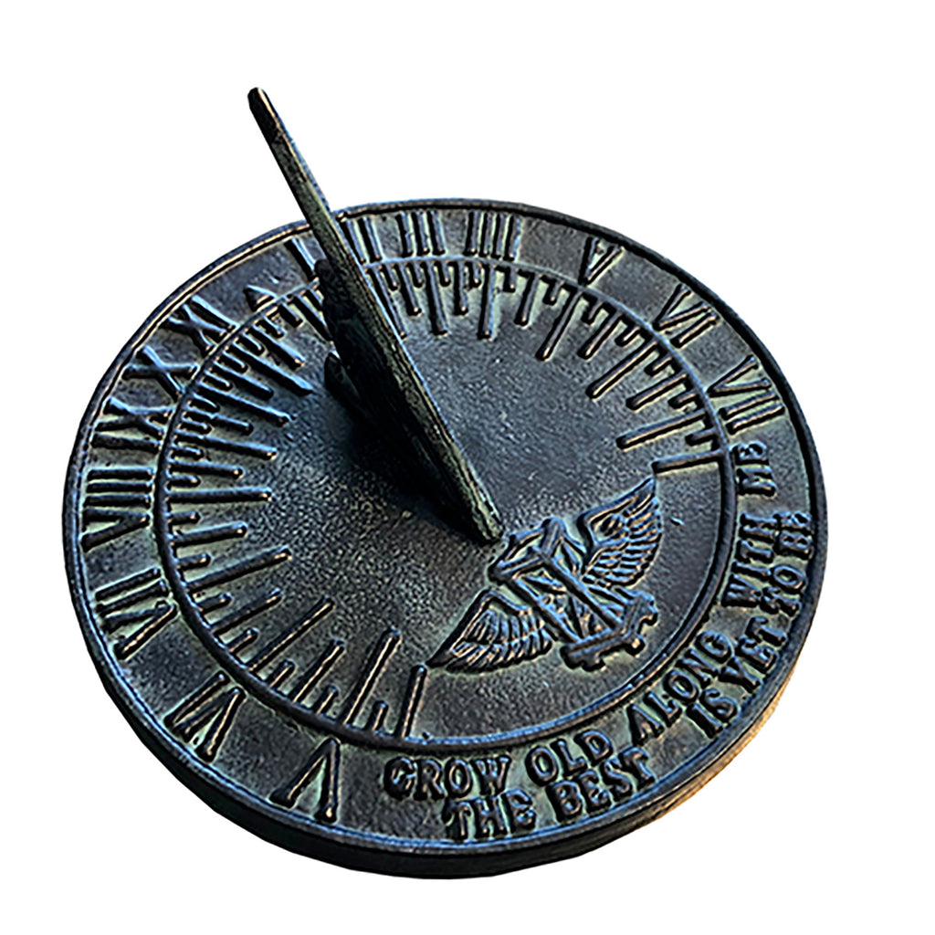 Cast Iron New Salem Sundial (Rome #2560) sold at gardensundials.com