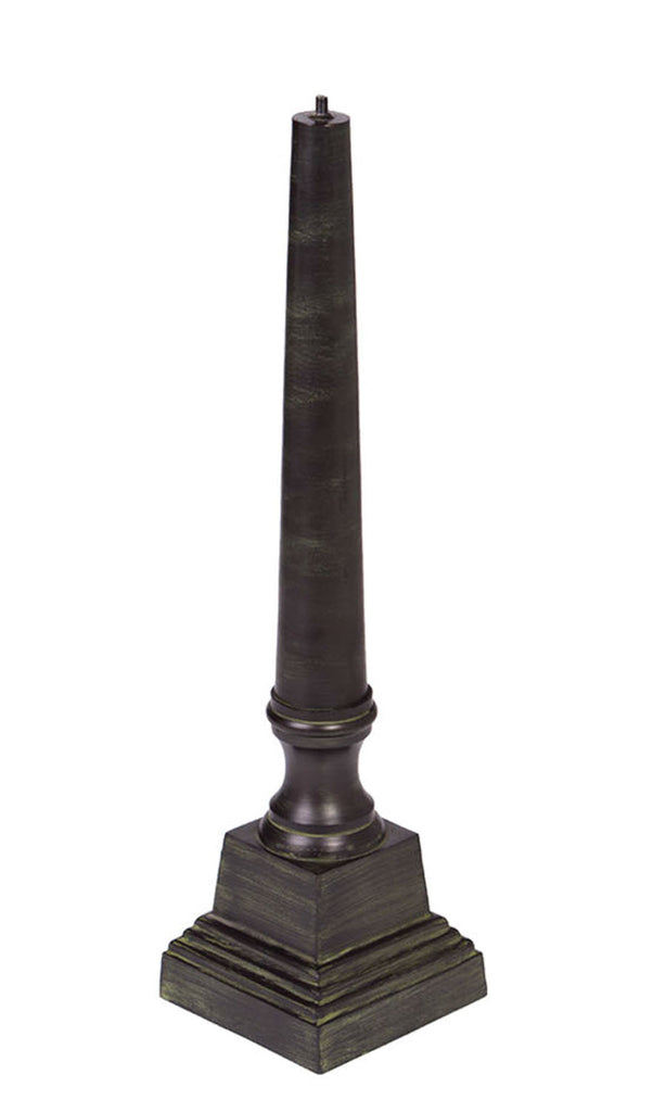 Cast Aluminum Sundial Pedestal Base (#B28) For Rome Dials